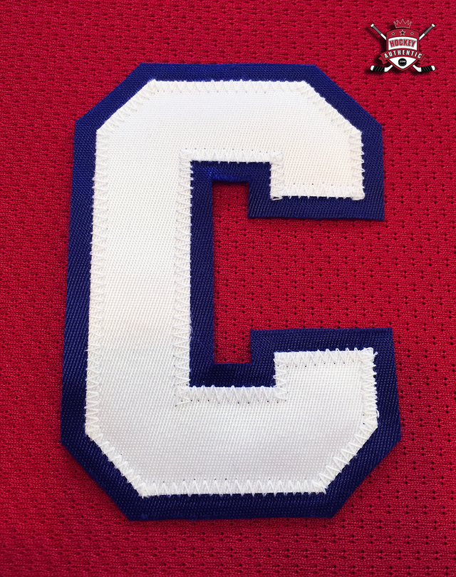 CAPTAIN "C" OFFICIAL PATCH FOR MONTREAL CANADIENS RED JERSEY
